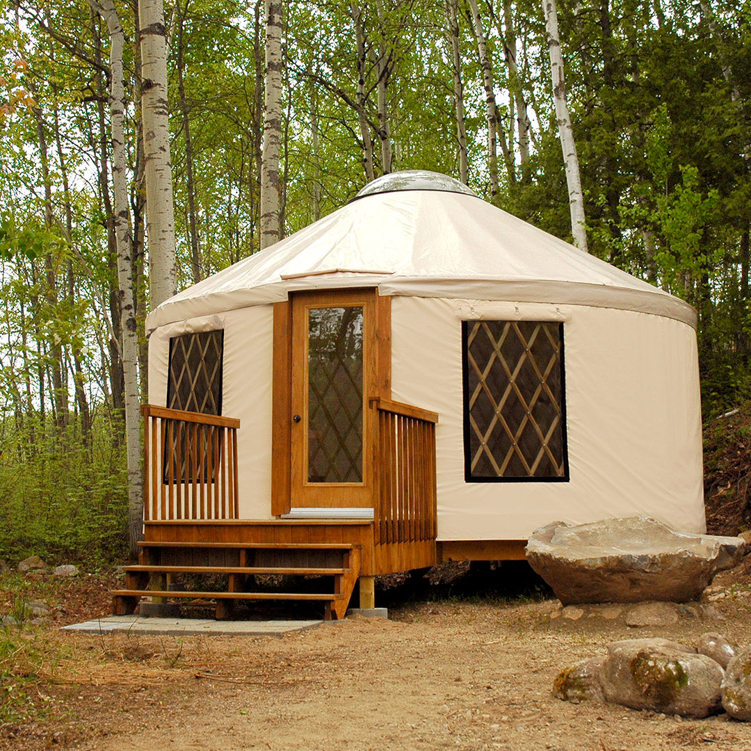 Installation of the yurt – Imago structures